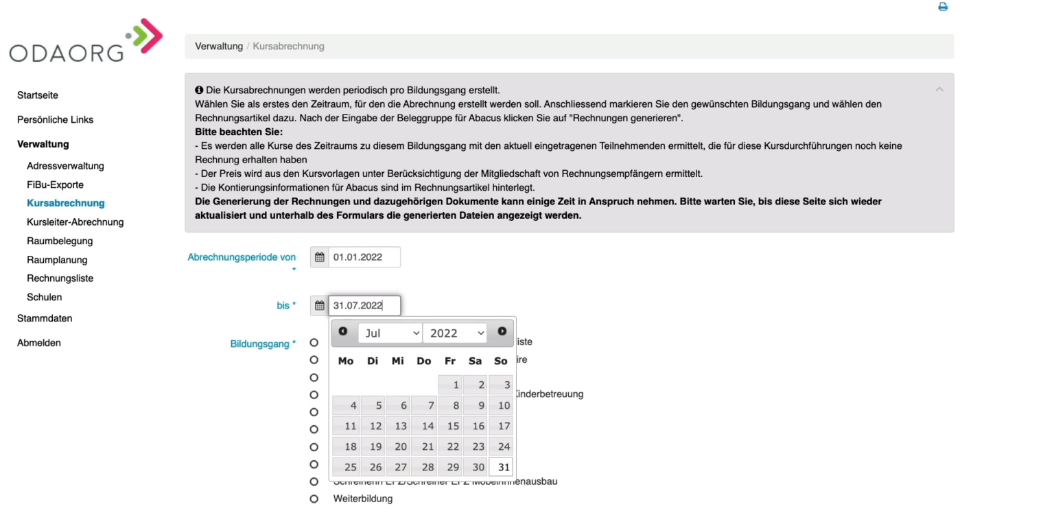 OdAOrg | Application de gestion centrale pour les organisations