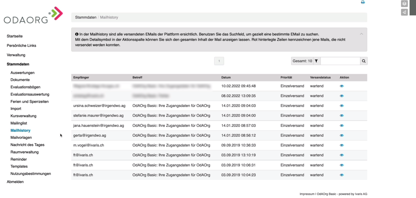 OdAOrg | Application de gestion centrale pour les organisations