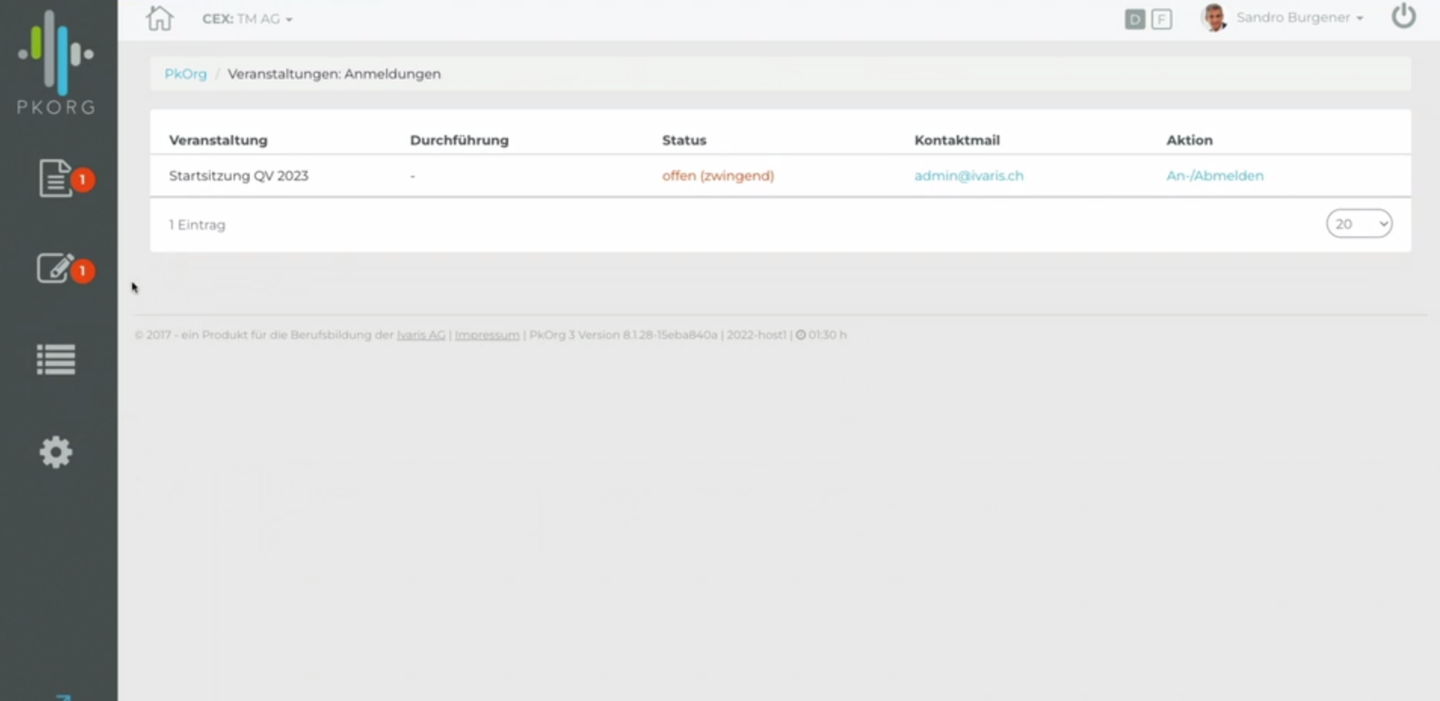 PkOrg | Soutien au processus d'examen de fin d'apprentissage