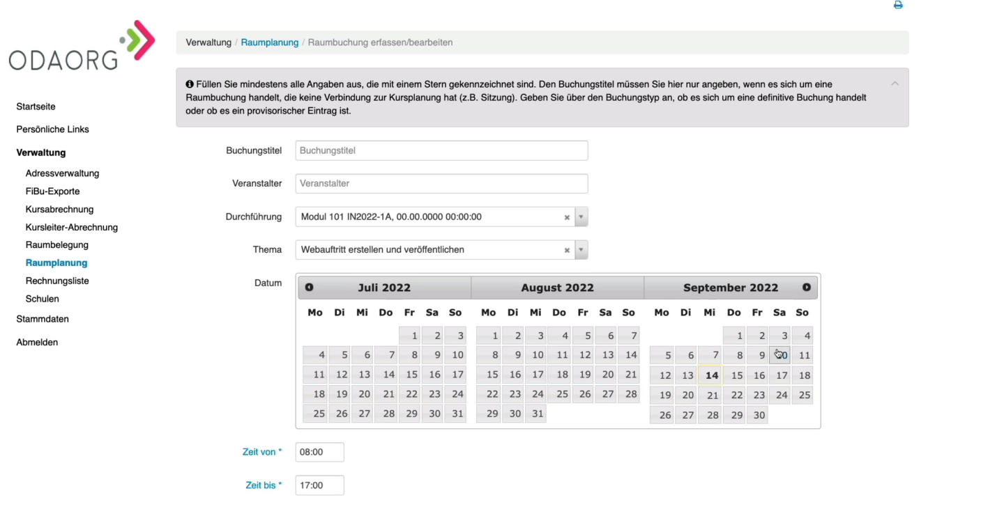 OdAOrg | Application de gestion centrale pour les organisations